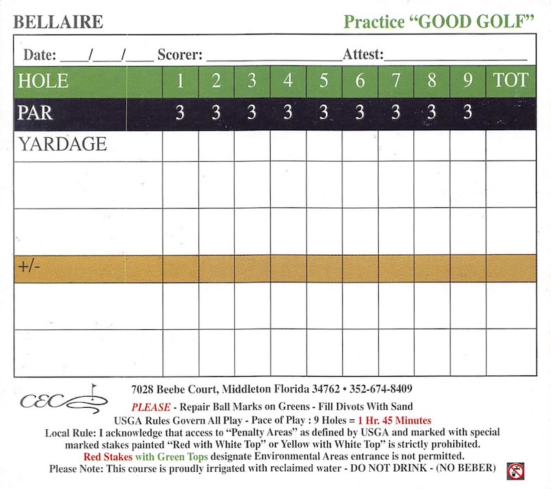 Bellaire Golf Course The Villages – First Look, Photos & Scorecard